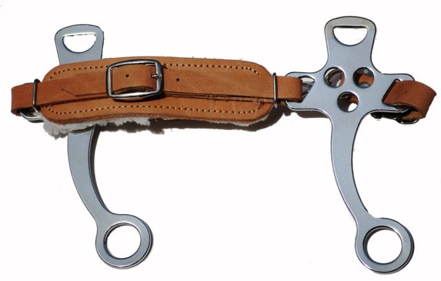 Fleece Nose Hackamore - Leather (one size)