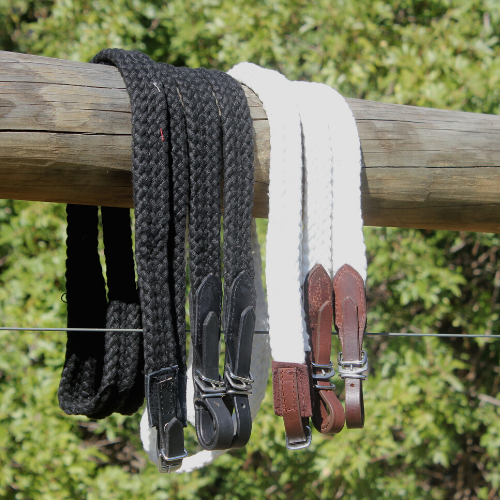 Cotton Plaited Reins - Europa Saddlery