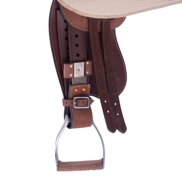 Syd Hill Hawk Leather Polocrosse Saddle with Roughout Leather and SHXP ...