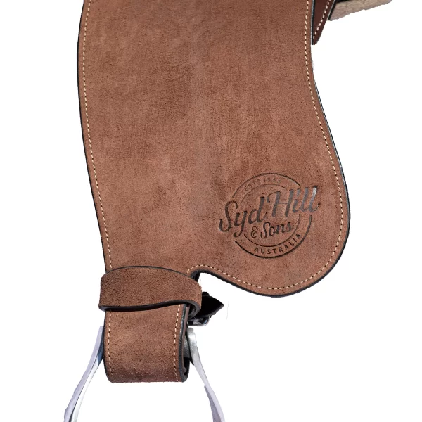 Syd Hill Hawk Leather Polocrosse Saddle with Roughout Leather and SHXP ...