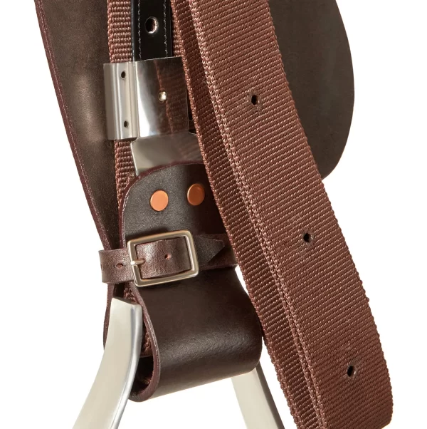 Syd Hill Premium Leather Half Breed Saddle with Non-adjustable Tree ...