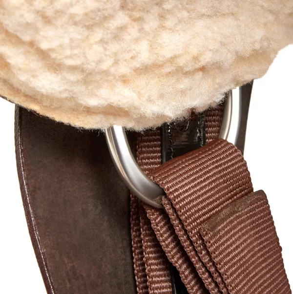 Syd Hill Premium Leather Half Breed Saddle with Non-adjustable Tree ...