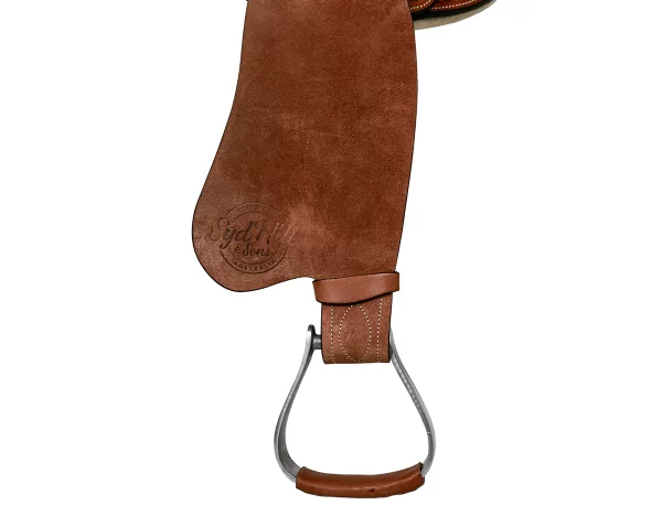 Syd Hill Gibson Leather Half Breed Saddle with Roughout Leather and ...