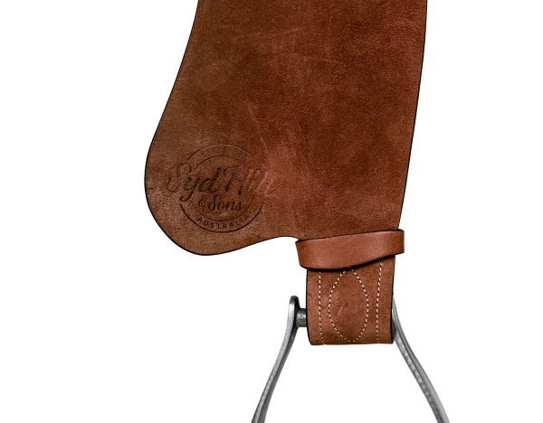 Syd Hill Gibson Leather Half Breed Saddle with Roughout Leather and ...